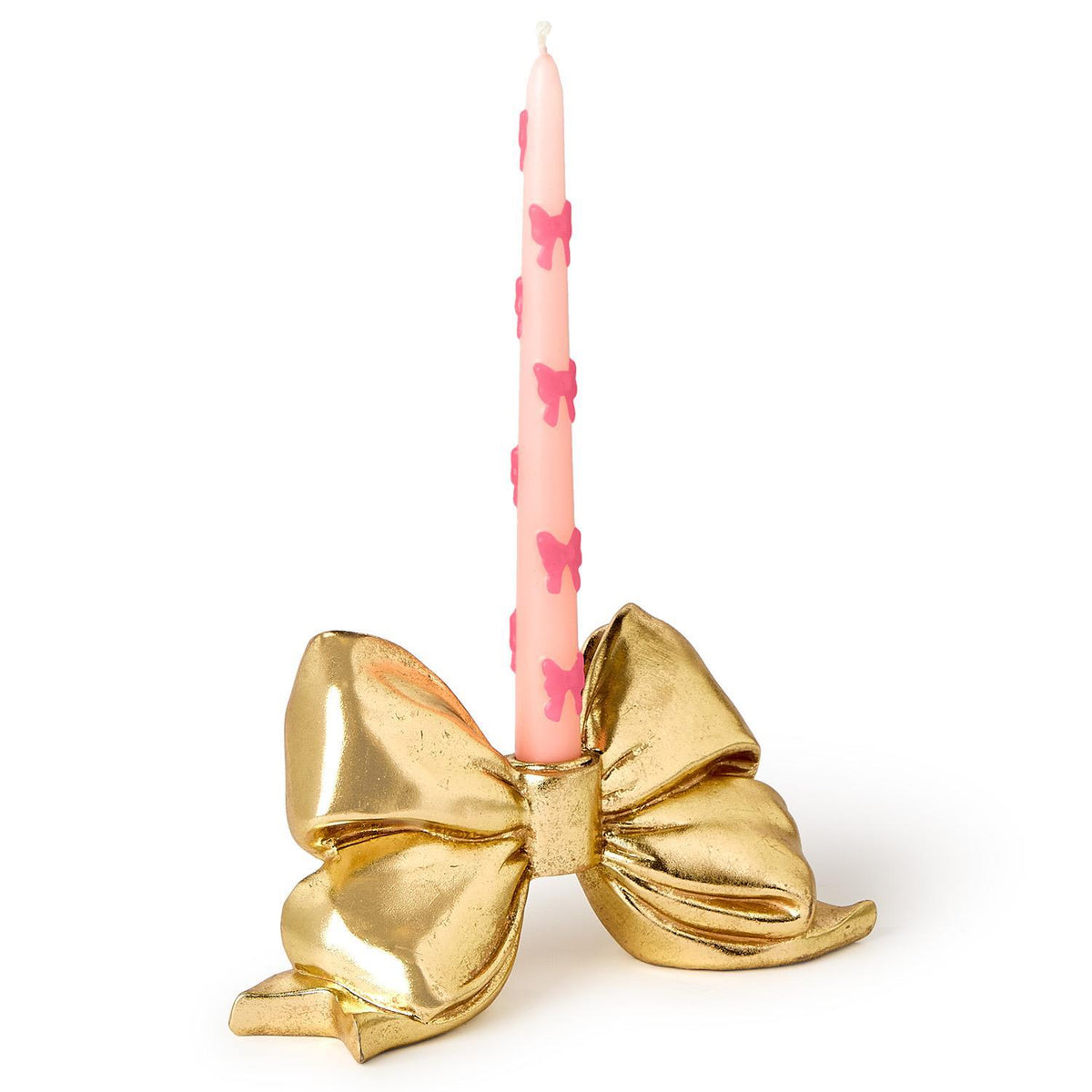 Large Gold Bow Taper Candleholder – Brown & Hopkins Country Store